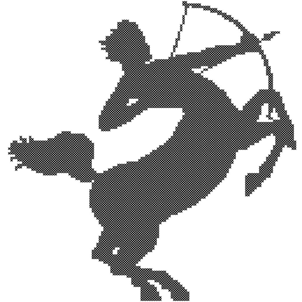 Sagittarius Silhouette – Queen Crazy Crafts
